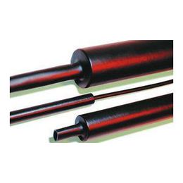 HellermannTyton Adhesive Lined Heat Shrink Tubing, Black 75mm Sleeve Dia. x 1m Length 4:1 Ratio, MA47 Series - 450569