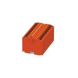 Phoenix Contact Reihenklemme, Steckverbindung, 18 Pole, 450V, 24A, 2.5mm&sup2;, Rot, Packung &agrave; 8 St&uuml;ck - 3273312