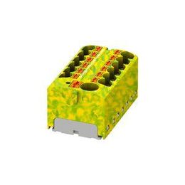 Phoenix Contact Reihenklemme, Steckverbindung, 13 Pole, 450V, 32A, 4mm&sup2;, Gr&uuml;n / Gelb, Packung &agrave; 8 St&uuml;ck - 1153438