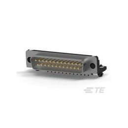 TE Connectivity - AMP D-Sub R/A DB-25 Plug Through Hole, Pack of 325 Pieces - 5747842-3