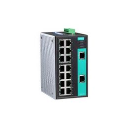 Moxa Ethernet-Switch, RJ45-Anschl&uuml;sse 16, 100Mbps, Unmanaged - EDS-316-T