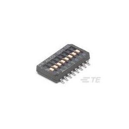TE Connectivity - AMP Slide Dip Switch 8 Switch SPST Latched, Packung &agrave; 2000 St&uuml;ck - 1-1571983-1