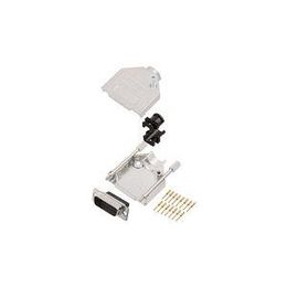 Encitech Connectors DA-15 D-Sub-Steckverbindersatz, DA-15 Stecker, Crimp, Stahl, Stecker - 6355-0050-02