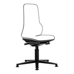 bimos Arbeitsstuhl Neon Basisstuhl mit Gleiter Flexband grau Sitzhöhe 450-620 mm ohne Polster (9560-9999-3278)