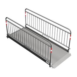Schake Grabenbrücke „Secure” aus Aluminium, Breite: 1,00 m, Länge: 2,70 m (20282-S)