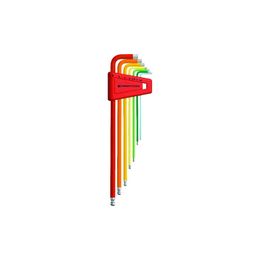 PB Swiss Tools RainBow Winkelschraubendreher- Satz im Kunststoffhalter 7-teilig 1,5-6mm (PB 212.LH-6 RB)