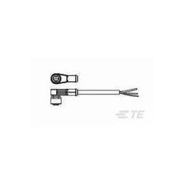 TE Connectivity - AMP Cable Assy M12x1.0 ang SKT PIGT 2 LED A, Packung &agrave; 25 St&uuml;ck - 1-2273104-1