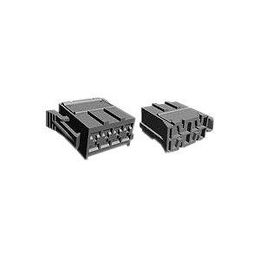 TE Connectivity - AMP Buchsengeh&auml;use, Buchse, 2 Reihen, 8 Pole, Rot - 927367-1