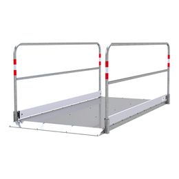 Schake Grabenbrücken aus Aluminium mit Bodenplatte aus Stahl, Breite: 1,20 m, Länge: 2,70 m (2027212)