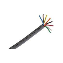 Alpha Wire Multicore Data Cable, 0.35 mm&sup2;, 8 Cores, 22 AWG, Unscreened, 30m, Grey Sheath - 1178L SL005