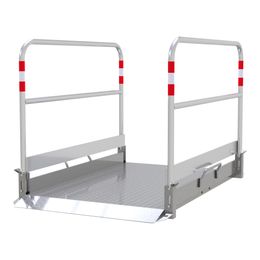Schake Grabenbrücke aus Aluminium, Breite: 1,00 m, Länge: 1,70m (20280)