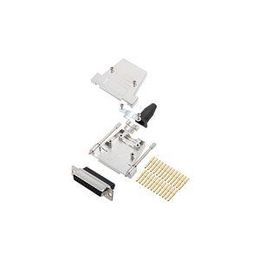 Encitech Connectors D-Sub-Steckverbindersatz, DB-25 Buchse, Crimp, Stahl - 6355-0069-13