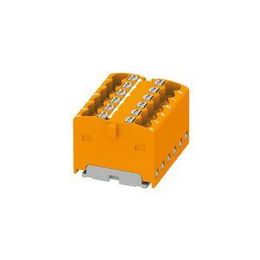 Phoenix Contact Reihenklemme, Steckverbindung, 12 Pole, 450V, 17.5A, 1.5mm&sup2;, Orange, Packung &agrave; 20 St&uuml;ck - 3002793