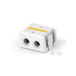 TE Connectivity Connector SMT-IDC PASS THRU 2 POS 18 Lighting Connectors 2 Position 18 AWG SMT IDC Feed Thru, Pack of 4950 Pieces - 2106431-2