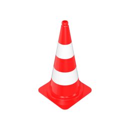 Schake Leitkegel tagesleuchtend, rot / wei&szlig;, H&ouml;he: 750 mm (3L750)