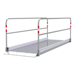 Schake Grabenbrücken aus Aluminium mit Bodenplatte aus Stahl, Breite: 1,00 m, Länge: 3,20 m (20273)