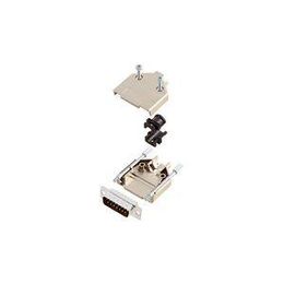 Encitech Connectors D-Sub-Steckverbindersatz, DA-15 Stecker, Gel&ouml;tet, Stahl - 6355-0030-02
