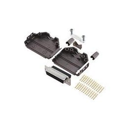 Encitech Connectors D-Sub-Steckverbindersatz, DB-25 Buchse, Crimp, Stahl - 6355-0078-13