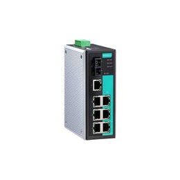 Moxa Ethernet-Switch, RJ45-Anschl&uuml;sse 7, Glasfaseranschl&uuml;sse 1SC, 100Mbps, Unmanaged - EDS-308-S-SC