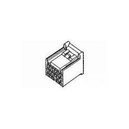 TE Connectivity - AMP Housing 040 H/D-3 PLUG HSG ASSY 17P, Packung &agrave; 100 St&uuml;ck - 353027-1