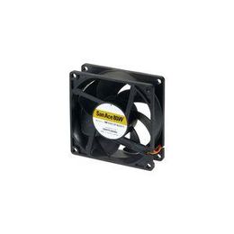 Sanyo Denki Axiall&uuml;fter, spritzwassergesch&uuml;tzt DC 80x80x25mm 13.8V 139.2m&sup3;/h IP68 - 9WPA0812P4G001
