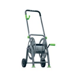 GEKA Schlauchwagen plus P25 aus pulverbeschichtetem Stahl mit Anschluss-Gewinde G 1/2 Zoll (für Schläuche bis 25 m Länge), 42.8501.9)