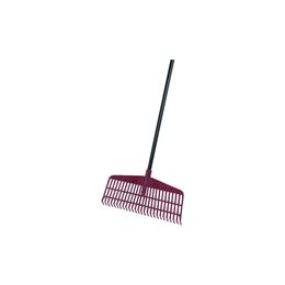 Floraworld Laub- und Rasenbesen S 26 Zinken mit Stiel (010634)