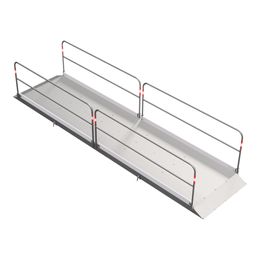 Schake Grabenbrücken aus Aluminium mit Bodenplatte aus Stahl, Breite: 1,30 m, Länge: 5,00 m (2027513)