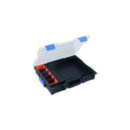 Sortimentskasten B440xT355xH76mm 21 Fächer 4 Trennstege transp.schwarz ; Allit (454240)