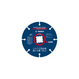 Bosch EXPERT Carbide Multi Wheel X-LOCK Trennscheibe 125mm 22,23mm f&uuml;r Winkelschleifer mit X-LOCK und mit Spannmutter (2608901193)