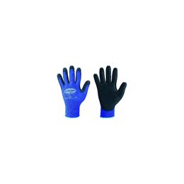 Stronghand Feinstrickhandschuh Lintao PU, blau, Gr. 9