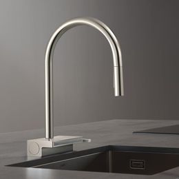 Hansgrohe Aquno Select M81 Küchenarmatur, ausziehbar, schwenkbar, 73837800,