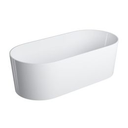 Omnires OVO freistehende Badewanne, oval, OVOWWBP,