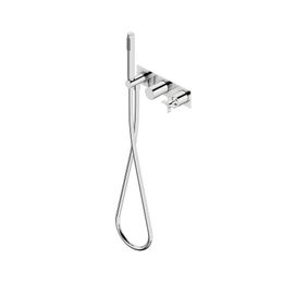 RITMONIO Diametro35 Cross Einhebelmischer mit Brausegarnitur, PR53GG101CRL,