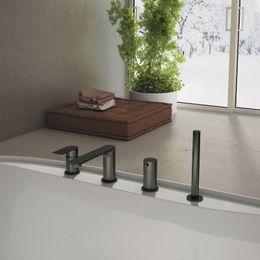 Mariner Arya 4-Loch Wannenarmatur zur Wannenrandmontage, ARY0125-GM,