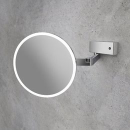 Viverso Zoom me Kosmetikspiegel mit 5-facher Vergrößerung, Beleuchtung mit einstellbarer Farbtemperatur, VM6001CR,
