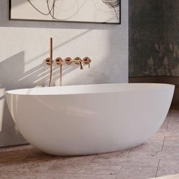 Omnires SHELL freistehende Badewanne, oval, SHELLWWBP,