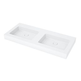 neoro n50 area Doppelwaschtisch B: 120,5 T: 51,5 cm, BN0161WM,
