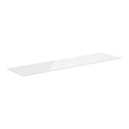 neoro n50 Slim-Konsolenplatte B: 200 cm aus thermoplastischem Werkstoff (PMMA), BN0406WH,