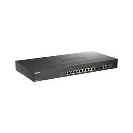 DLink DMS-1250-12TP/E, Switch schwarz, 240W PoE Budget