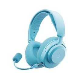 SteelSeries Arctis Nova 3P Wireless Aqua, Gaming-Headset hellblau, F&uuml;r Playstation, Bluetooth, WiFi, Mobile App Control