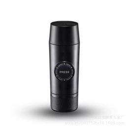 AIORBER Elektrische tragbare Espressomaschine, 18 bar automatische Mini-Kaffeemaschine, 2600 mAh, USB-Aufladung, für Zuhause und unterwegs