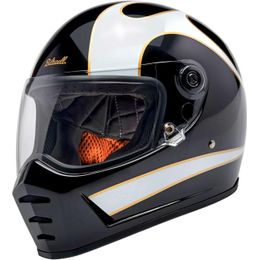 Biltwell Lane Splitter Flame, Integralhelm