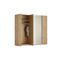 M&ouml;bel Kraft Dreht&uuml;renschrank 5-t&uuml;rig holzfarben Ma&szlig;e (cm): B: 254,6 H: 222,3 T: 60.3 &raquo; M&ouml;bel Kraft