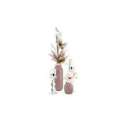 M&ouml;bel Kraft Vase rosa/pink Glas Ma&szlig;e (cm): H: 33,5 &Oslash;: 11.5 &raquo; M&ouml;bel Kraft