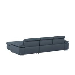 Kollektion Kraft Ecksofa aus Mikrofaser Kathrin blau Ma&szlig;e (cm): B: 309 H: 85 T: 195.0 &raquo; M&ouml;bel Kraft