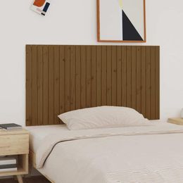 vidaXL Wand-Kopfteil Honigbraun 166x3x90 cm Massivholz Kiefer