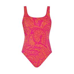Olympia Badeanzug Damen Gr&ouml;&szlig;e M orange / pink / fuchsia