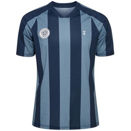 Hummel T-shirt 'Pulse' Herren Gr&ouml;&szlig;e L navy / cyanblau / wei&szlig;