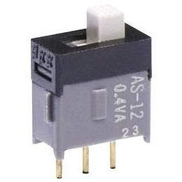 NKK Switches AS22AP AS22AP Schiebeschalter 28 V DC/AC 0.1 A 2 x Ein/Ein 1 St.